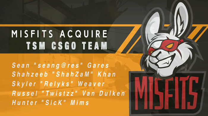 Misfits Akusisi Roster Bekas Team SoloMid! – Esportsku