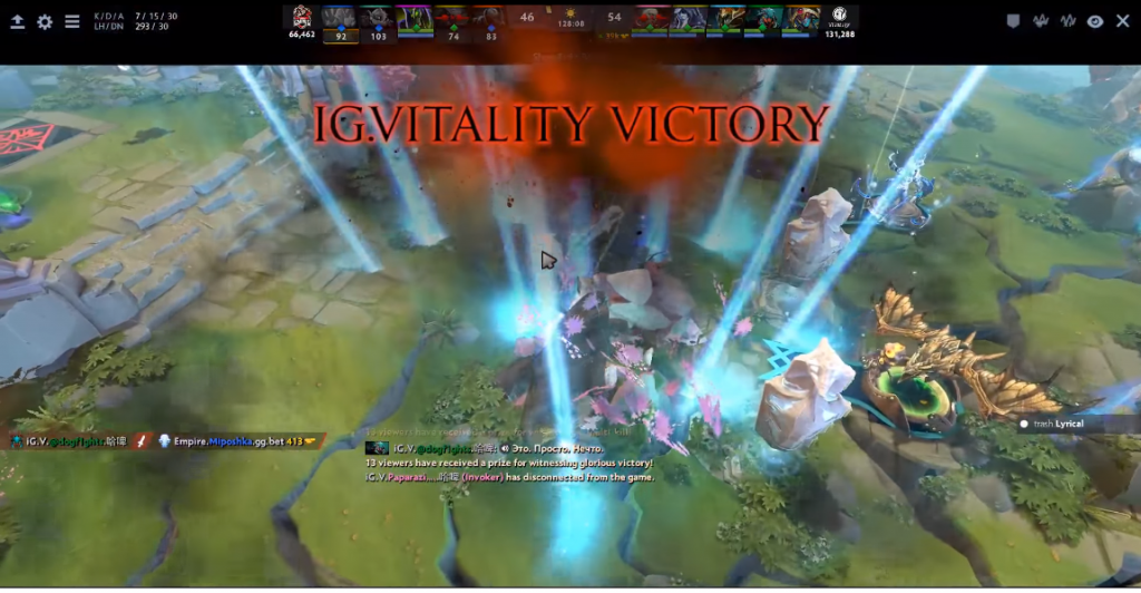 GILA! GG MEGAS COMEBACK, Empire Vs IG Vitality TI7 – Esportsku