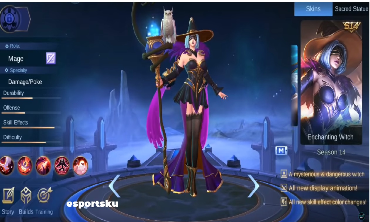 Skin ML Season 14 Enchanting Witch Mobile Legends – Esportsku