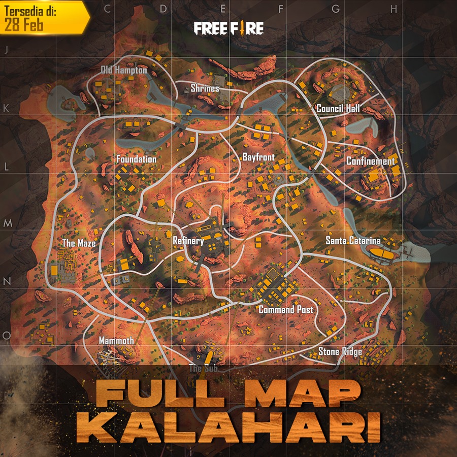 Daftar Map Free Fire (FF), Untuk Mode BR dan CS! – Esportsku