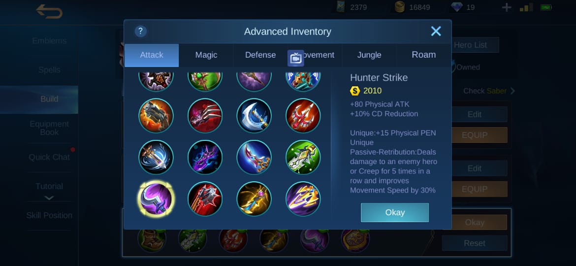 Build Item ML, Emblem, dan Spell Saber Tersakit Mobile Legends! – Esportsku Build Item ML, Emblem, dan Spell Saber Tersakit Mobile Legends! – Esportsku