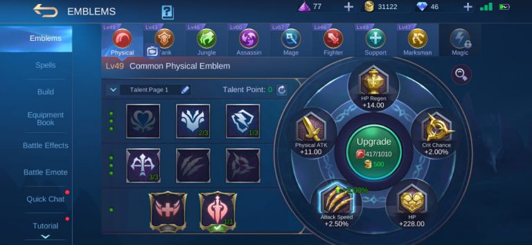 9 Emblem ML Terbaik dan Fungsi Emblem Mobile Legends ! – Esportsku