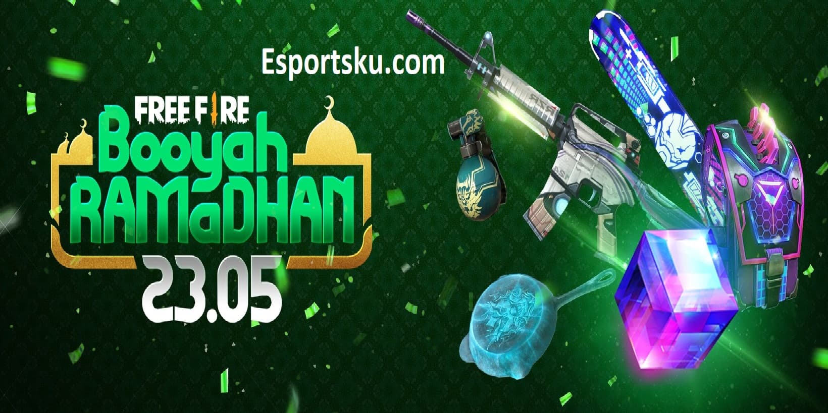 Event Booyah Ramadhan Free Fire Berkah Dengan Item Gratis FF! – Esportsku