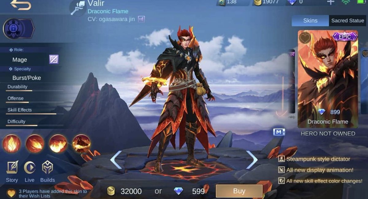 7 Skin Valir Mobile Legends (ML) Terbaik – Esportsku