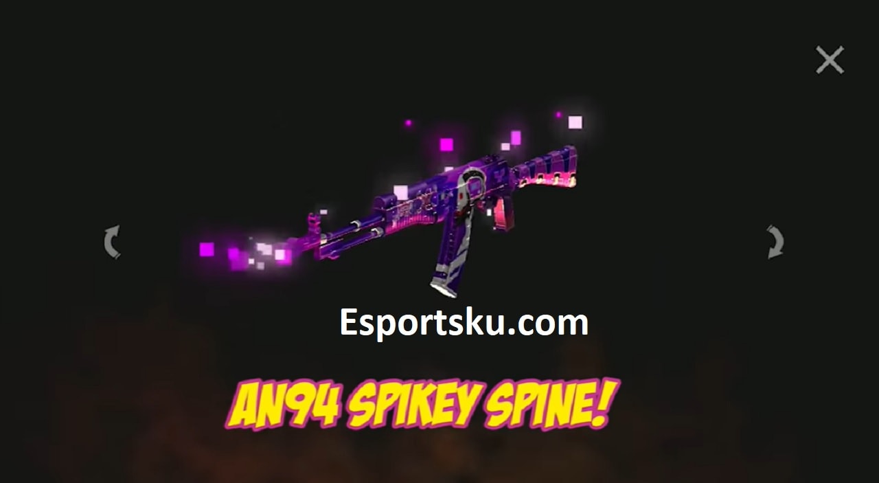 Harga Skin AN94 Spikey Spine Epic Free Fire (FF) – Esportsku