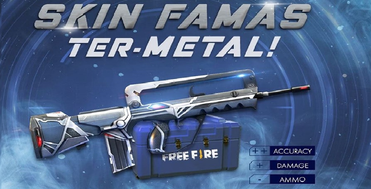 4 Skin Senjata Silver Terbaik Free Fire, Bikin Kinclong Senjata FF ...