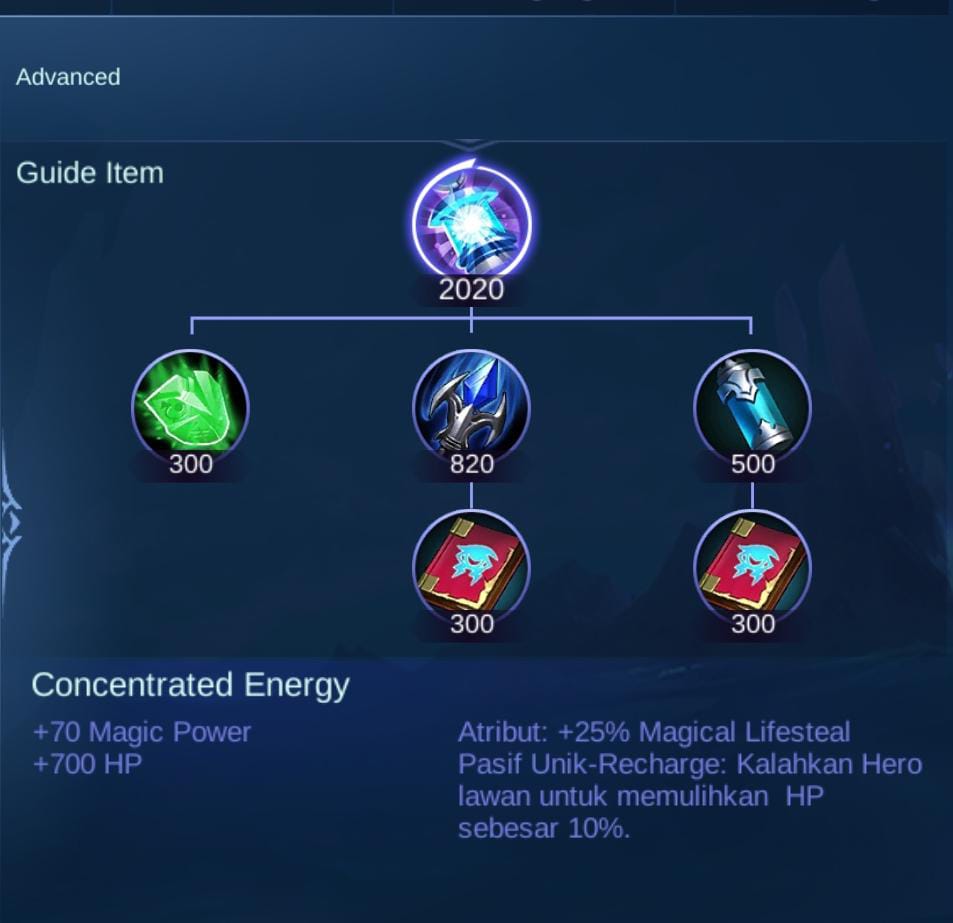 Concentrated Energy Mobile Legends, Item Lifesteal Khusus Mage ML! – Esportsku