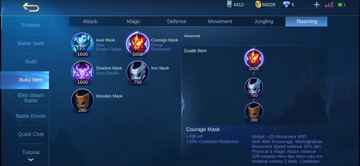 Courage Mask Mobile Legends, Item Roam Terbaik Tank ML! – Esportsku
