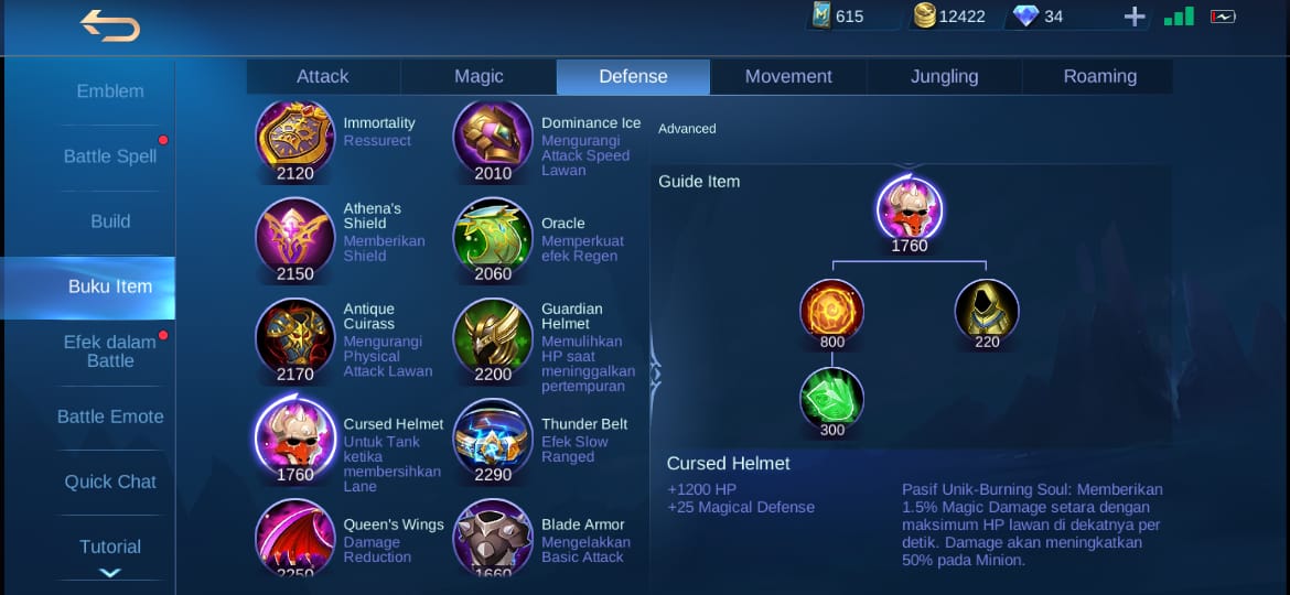 Cursed Helmet Mobile Legends, Item Offlaner ML Wajib ! – Esportsku