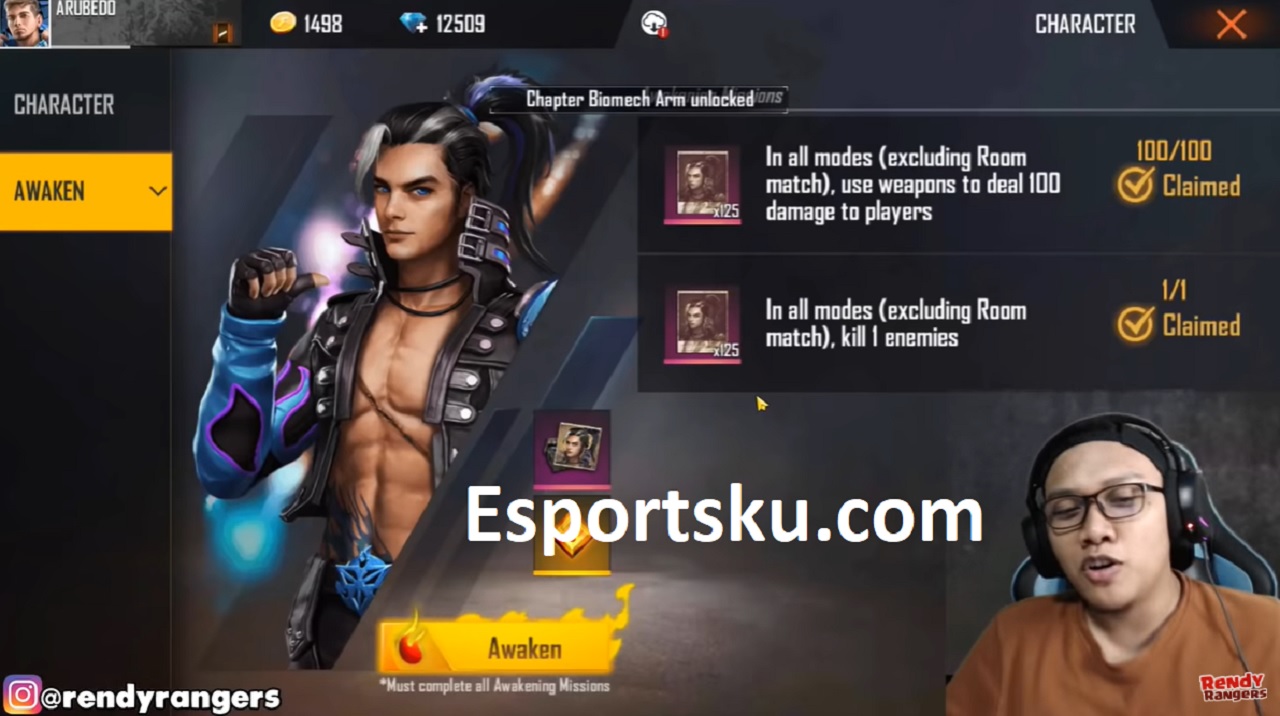 Cara Hayato Awakening Free Fire (FF) 2021 – Esportsku