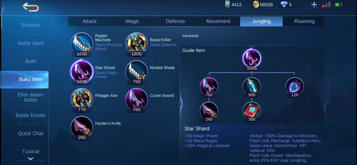 Star Shard Mobile Legends, Item Jungle Khusus Mage ML! – Esportsku