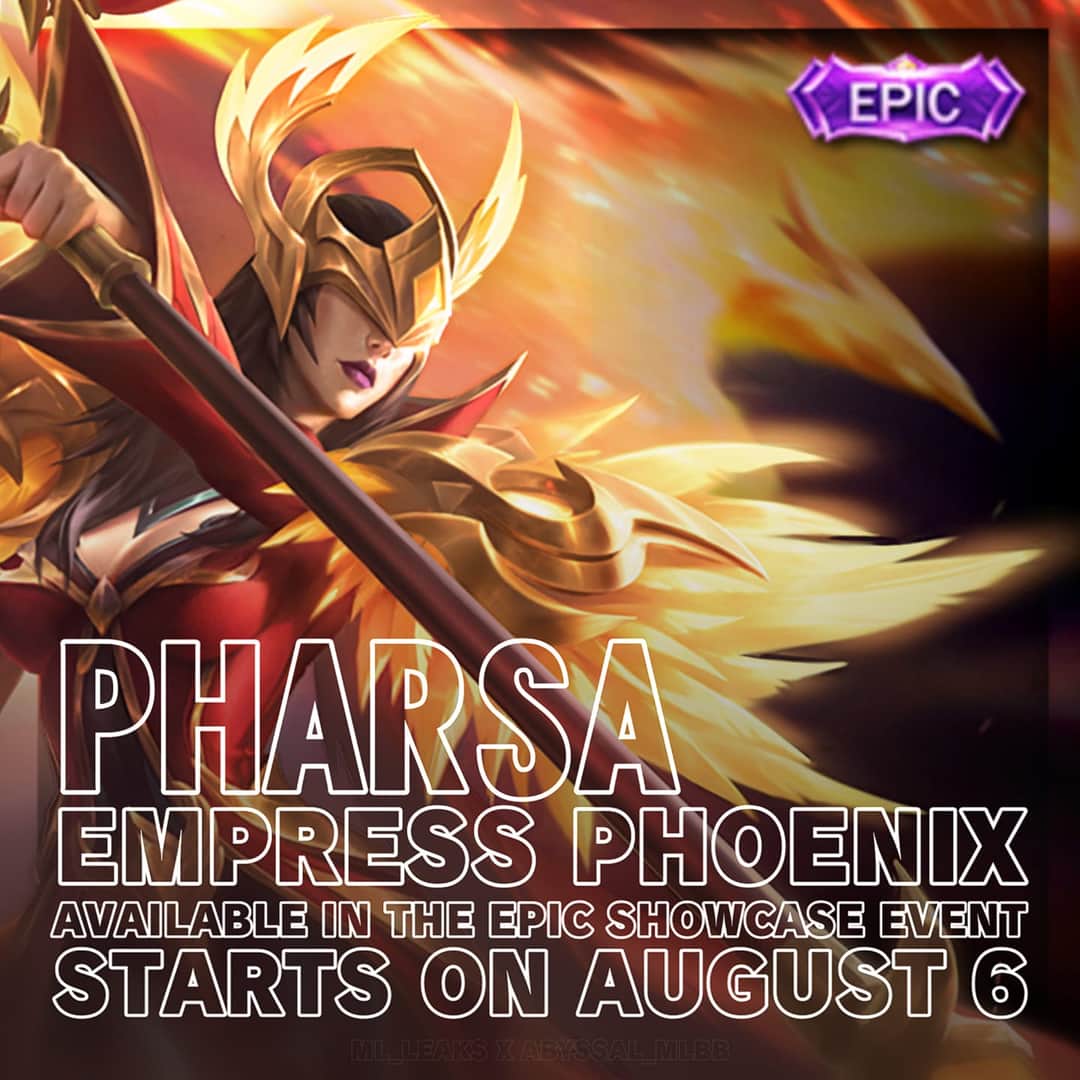 Tanggal Rilis Skin Baru Pharsa Empress Phoenix Mobile Legends – Esportsku