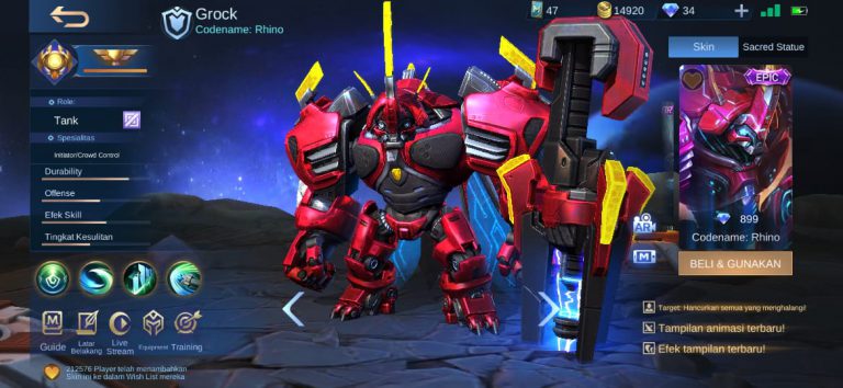 25 Skin Epic Paling Keren Mobile Legends, Pemain ML Wajib Punya ...