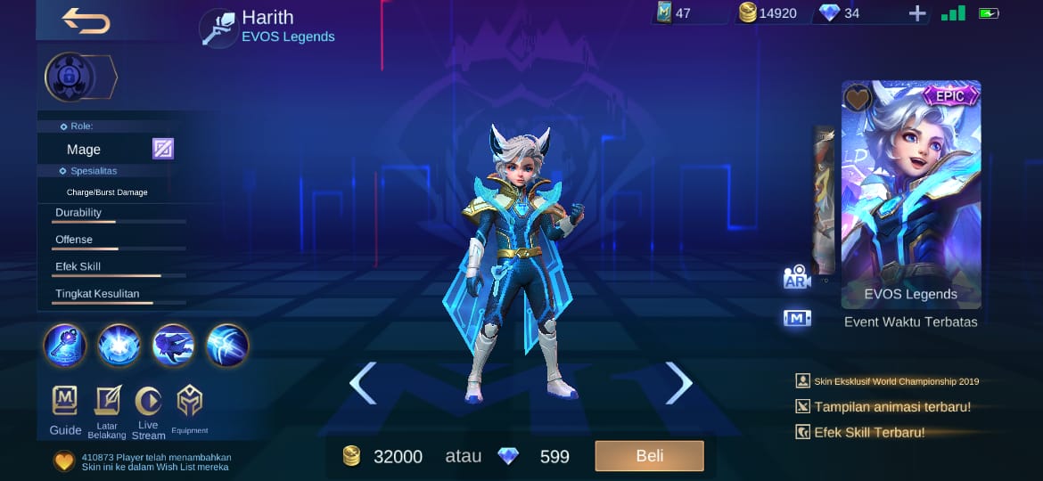 20 Skin Epic Paling Keren Mobile Legends, Pemain ML Wajib Punya ...