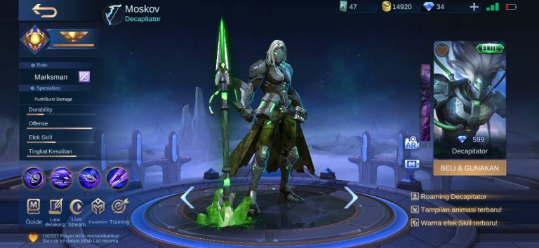 11 Skin Moskov Mobile Legends (ML) Terbaik – Esportsku