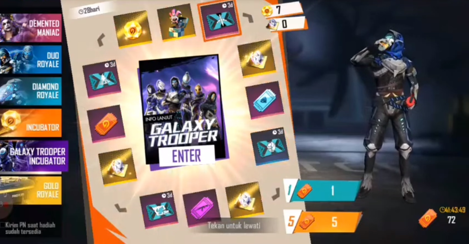 5 Cara Dapatkan Blueprint Galaxy Free Fire (FF) – Esportsku