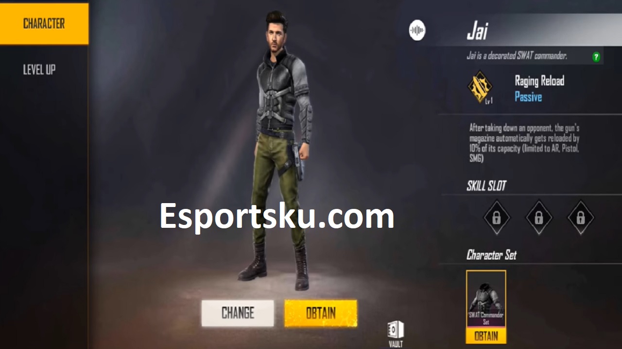 3 Kombinasi Rush FF Karakter Jai Free Fire – Esportsku