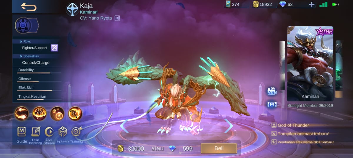 6 Skin Kaja Mobile Legends (ML) Terbaik – Esportsku