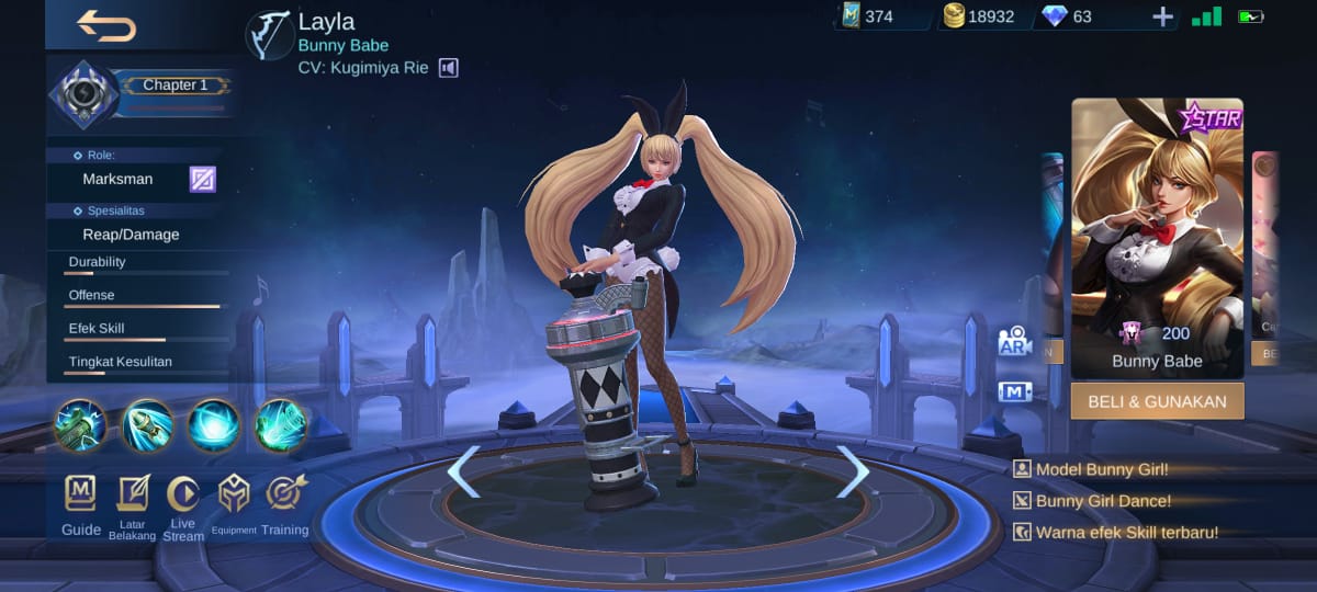 Fakta Unik Hero Layla di Mobile Legends (ML) – Esportsku