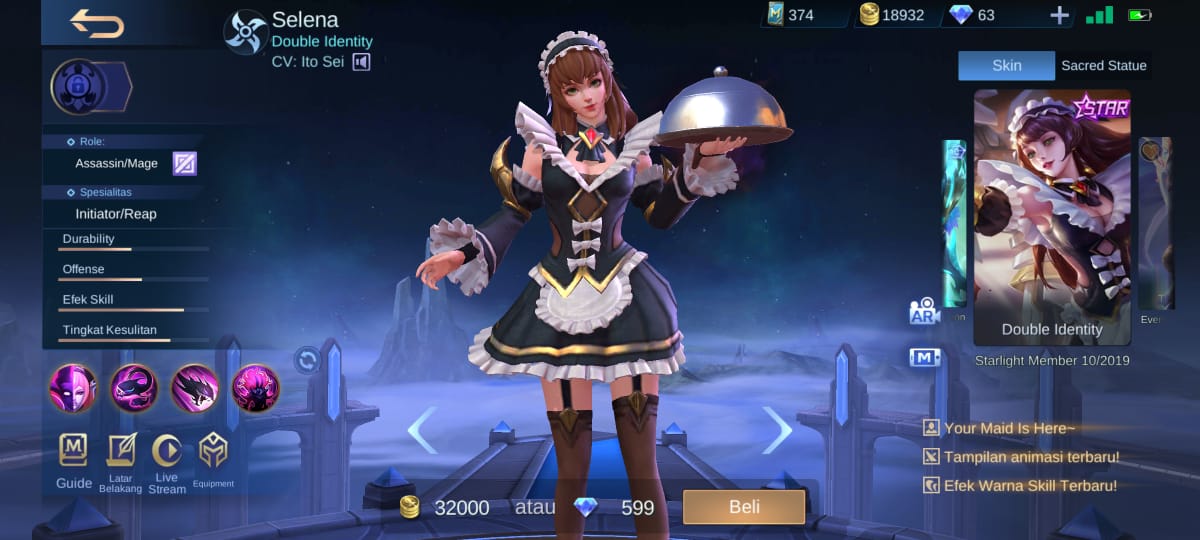 Daftar Semua Skin Starlight Member Mobile Legends, 2016-2025 ML ...
