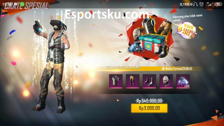 Diskon Spesial Airdrop FF Dominan di Akun Kecil Free Fire – Esportsku