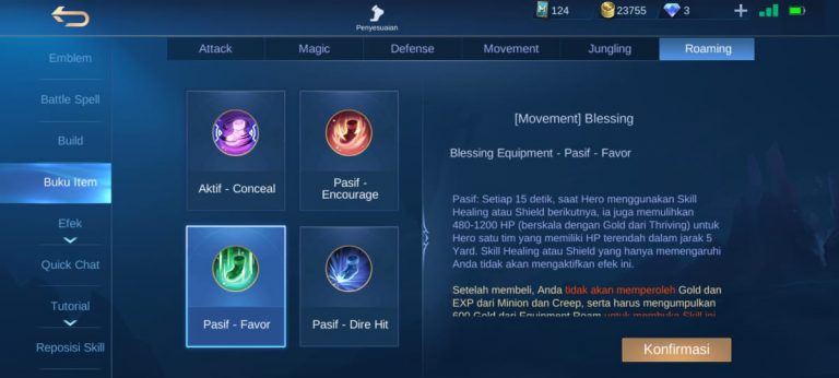 Fungsi Item Roaming ML, Serta Penjelasan Roam Mobile Legends – Esportsku