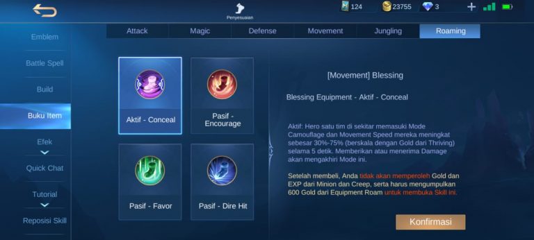 Fungsi Item Roaming ML, Serta Penjelasan Roam Mobile Legends – Esportsku
