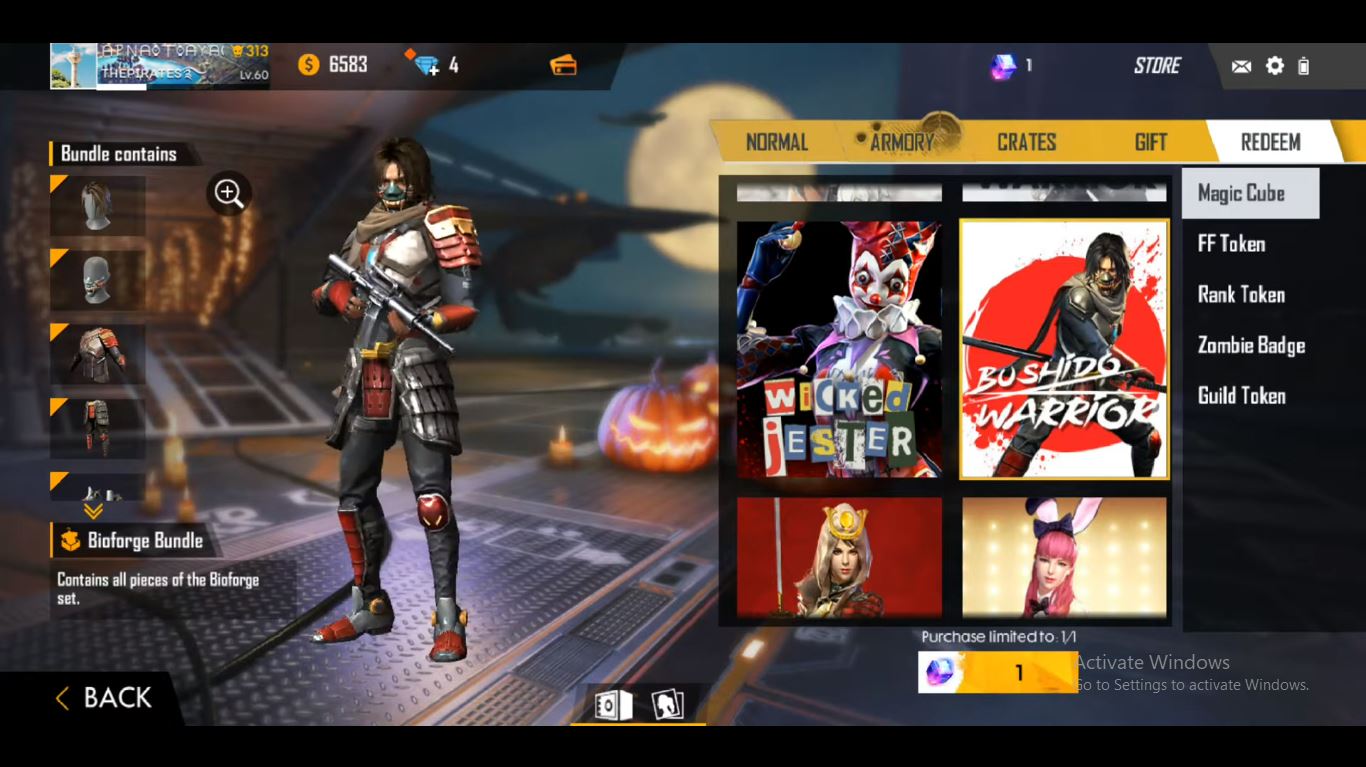 Klaim Bundle Bioforge Ninja di Kode Redeem FF 14 April 2023! – Esportsku