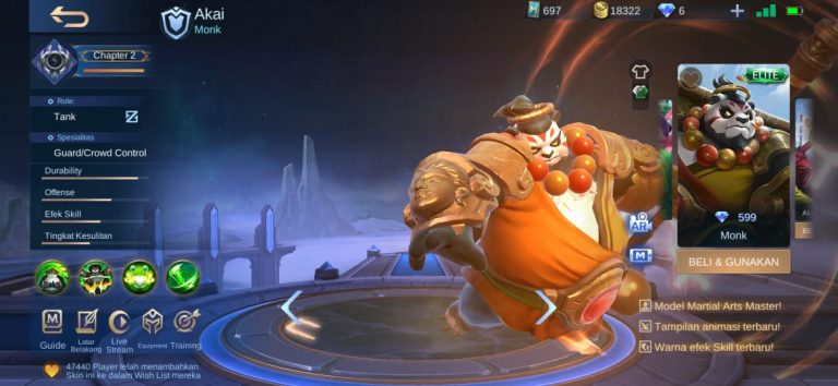 8 Skin Akai Mobile Legends (ML) Terbaik, Mantab Bener! – Esportsku