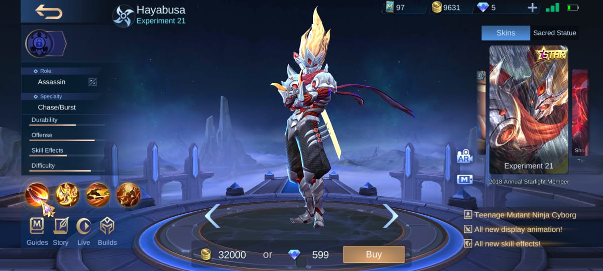 9 Skin Hayabusa Mobile Legends (ML) Terbaik – Esportsku
