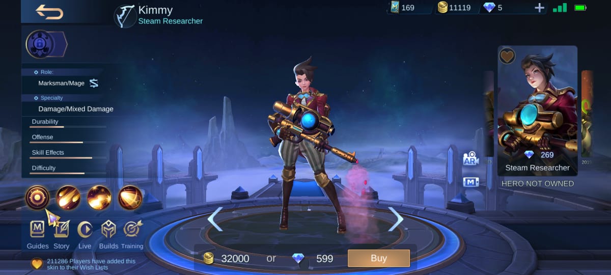 Skin Kimmy Steam Researcher Mobile Legends (ML), Cara Dapatkan dan ...