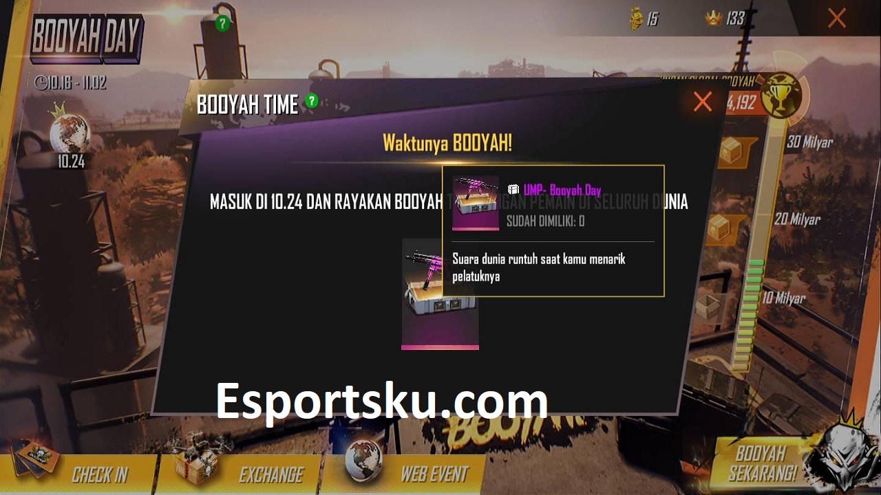 Cara Upgrade Evo UMP Booyah FF Dan AK47 Draco Free Fire – Esportsku