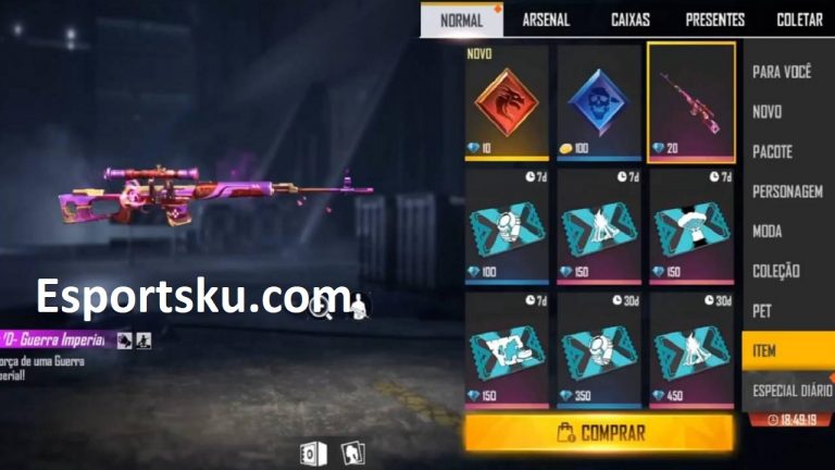 Bocoran Skin SVD FF Kaisar Weapon Royale Free Fire – Esportsku