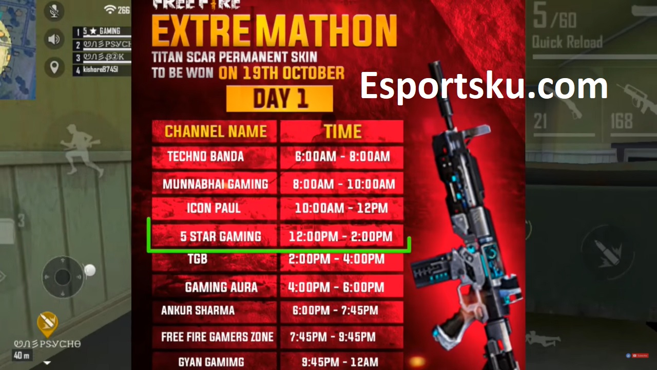 Cara Mendapatkan Skin Scar Titan Free Fire Gratis (FF), Dapat Banyak ...