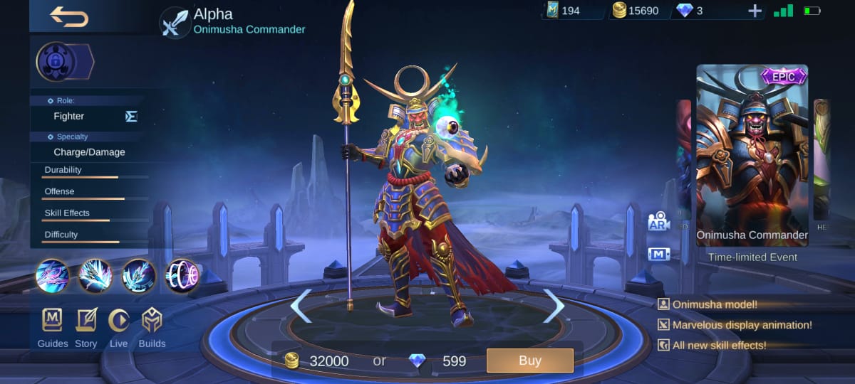9 Skin Alpha Mobile Legends (ML) Terbaik – Esportsku