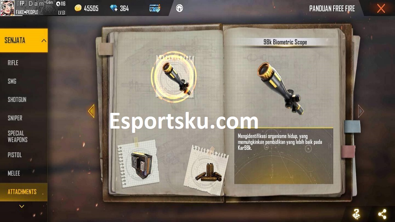 Player Free Fire Minta Biometric Scope FF Dihapus, Kenapa? – Esportsku