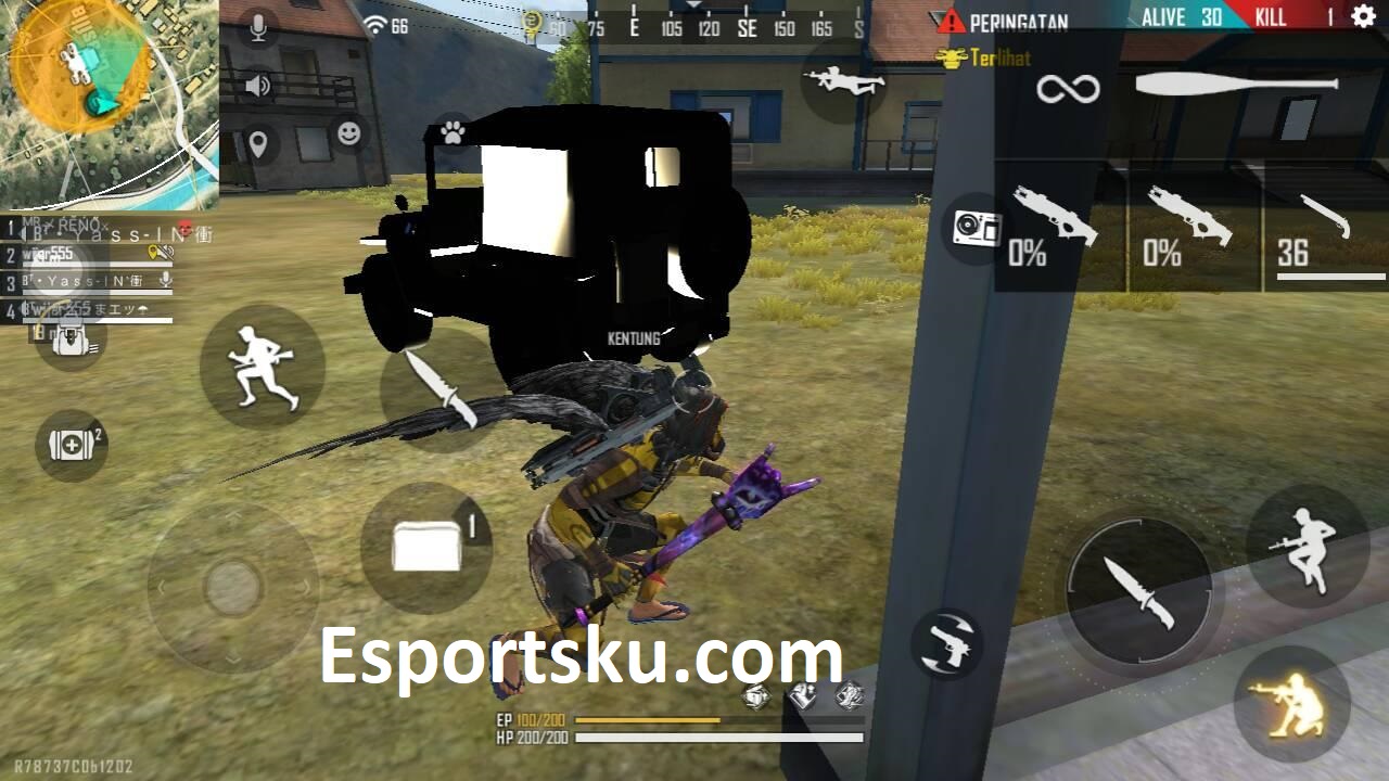 Fakta Unik Jeep Golden Merc Free Fire (FF) – Esportsku