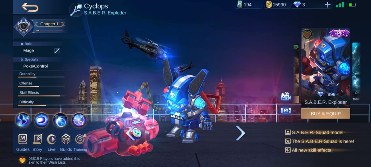 9 das Melhores Skinss do Cyclops de Mobile Legends (ML) - Uma Análise ...