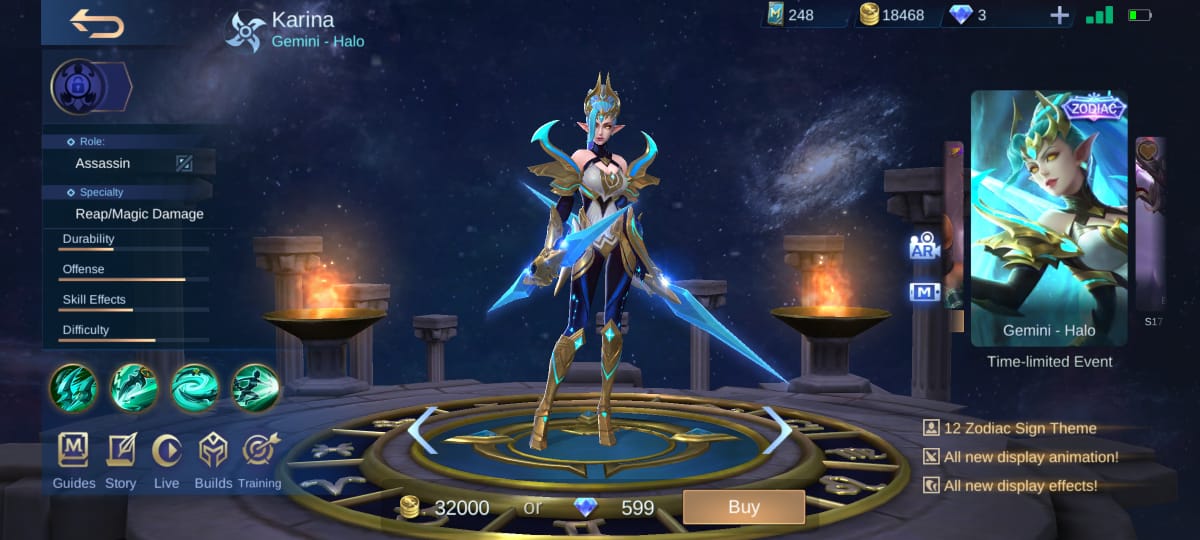 Kelebihan dan Kelemahan Karina Mobile Legends (ML) – Esportsku