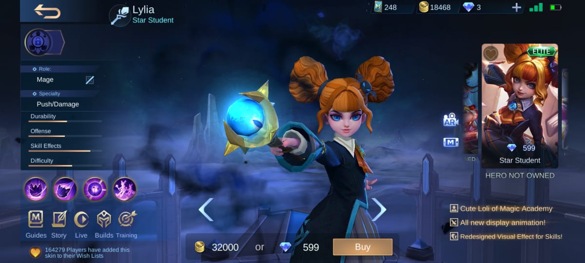 7 Skin Yang Dimiliki Lylia Mobile Legends (ML) – Esportsku