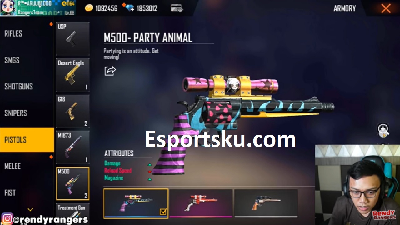 8 Fakta Menarik Senjata M500 Free Fire (FF) – Esportsku
