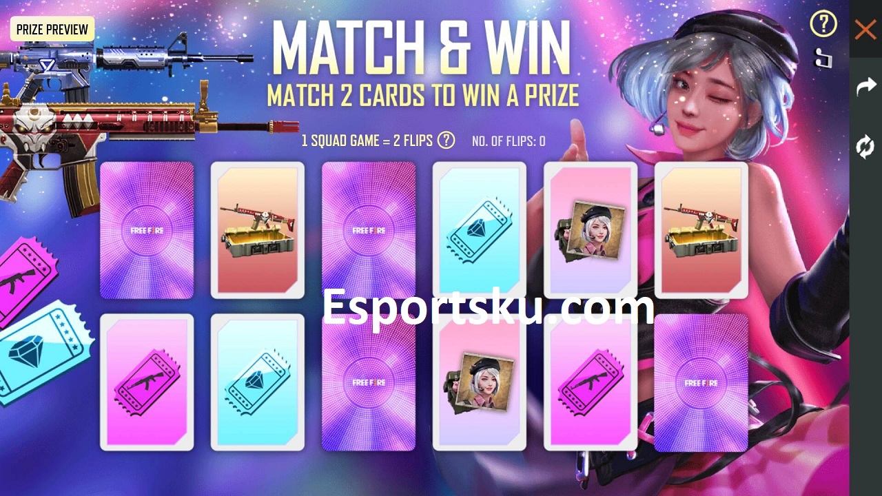 Bocoran Event FF Match And Win Terbaru Free Fire – Esportsku