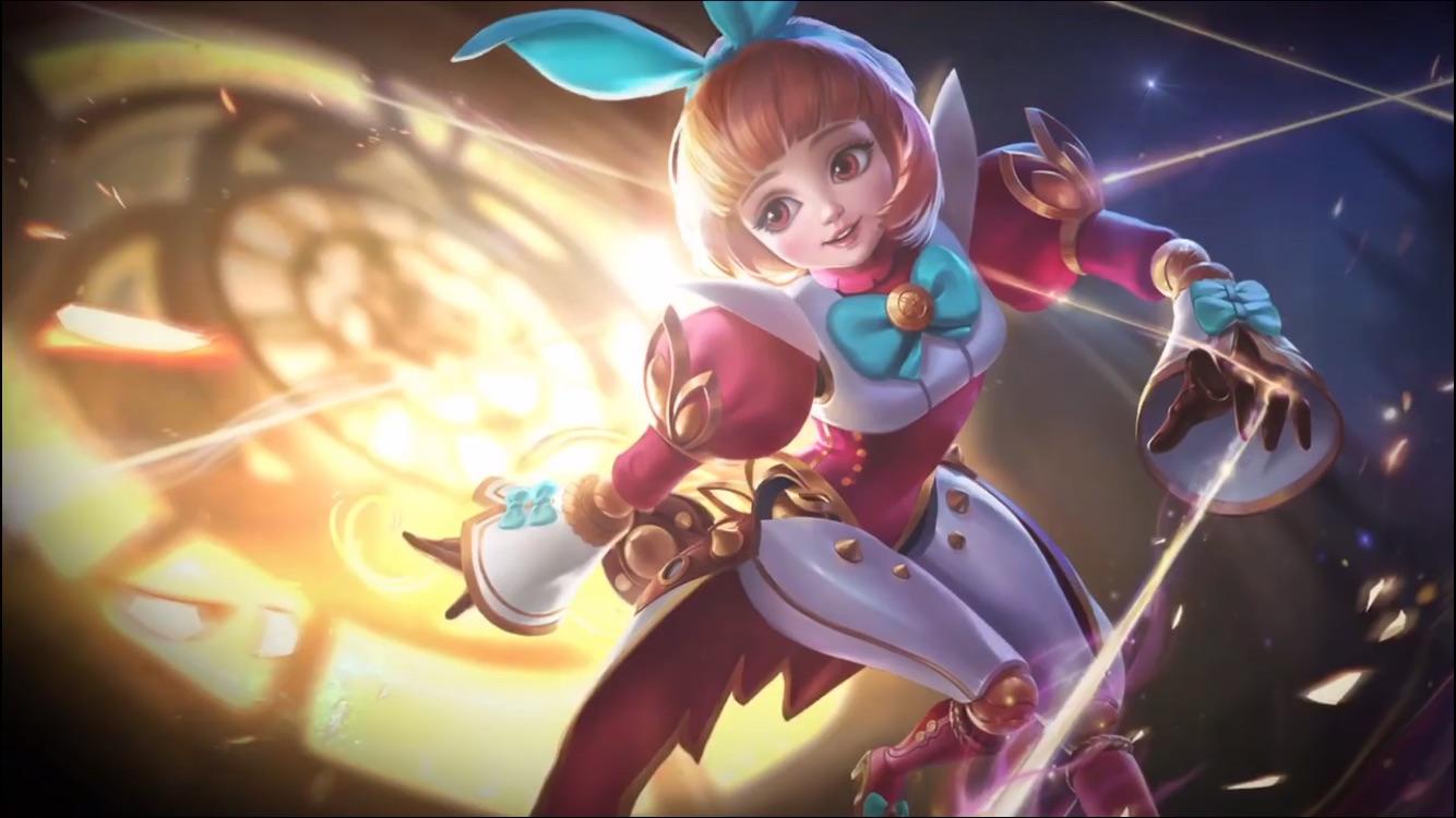 Tampilan Skin Collector Angela Floral Elf Mobile Legends (ML) – Esportsku