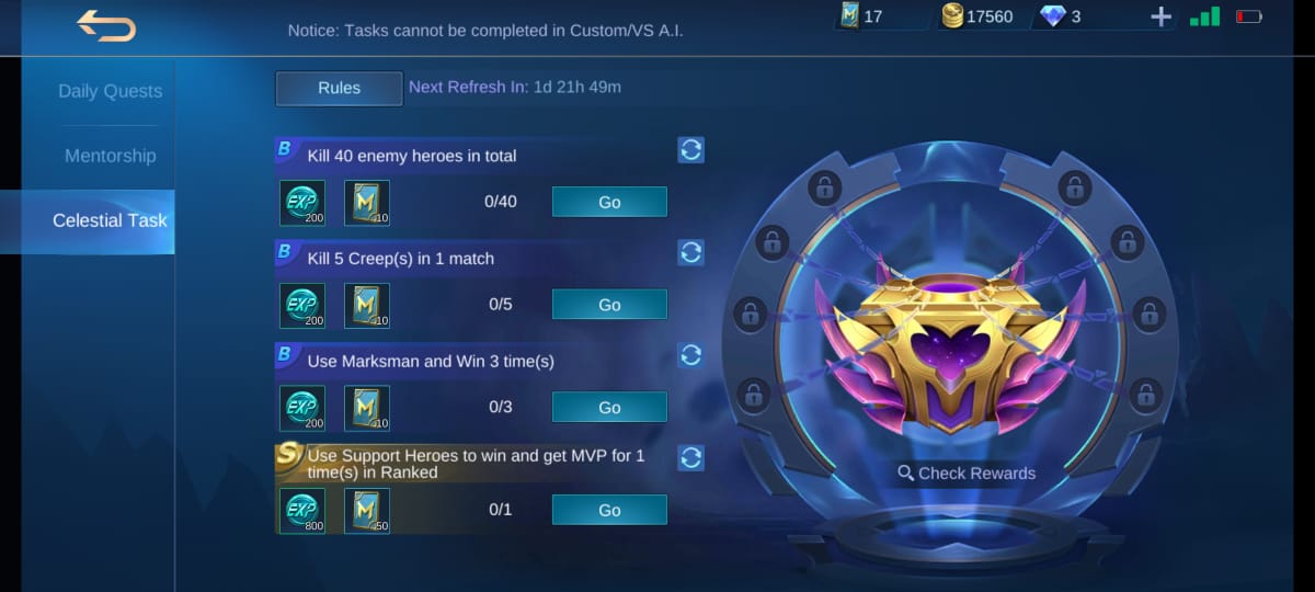Celestial Level Mobile Legends How to Get and Benefits of the Prizes ...