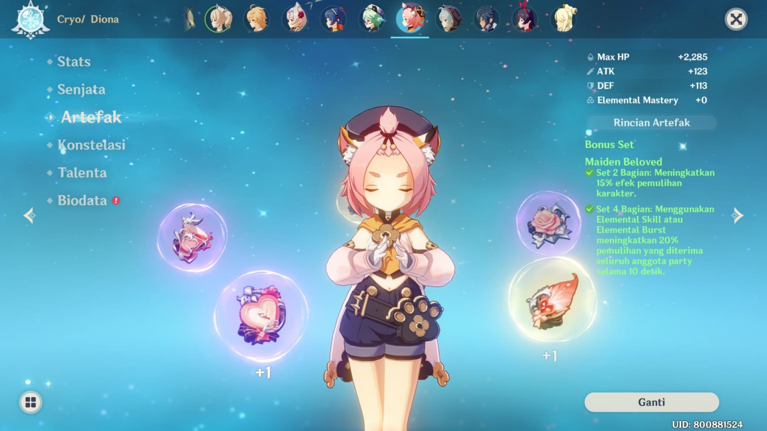 Build Diona Support Terbaik Genshin Impact – Esportsku