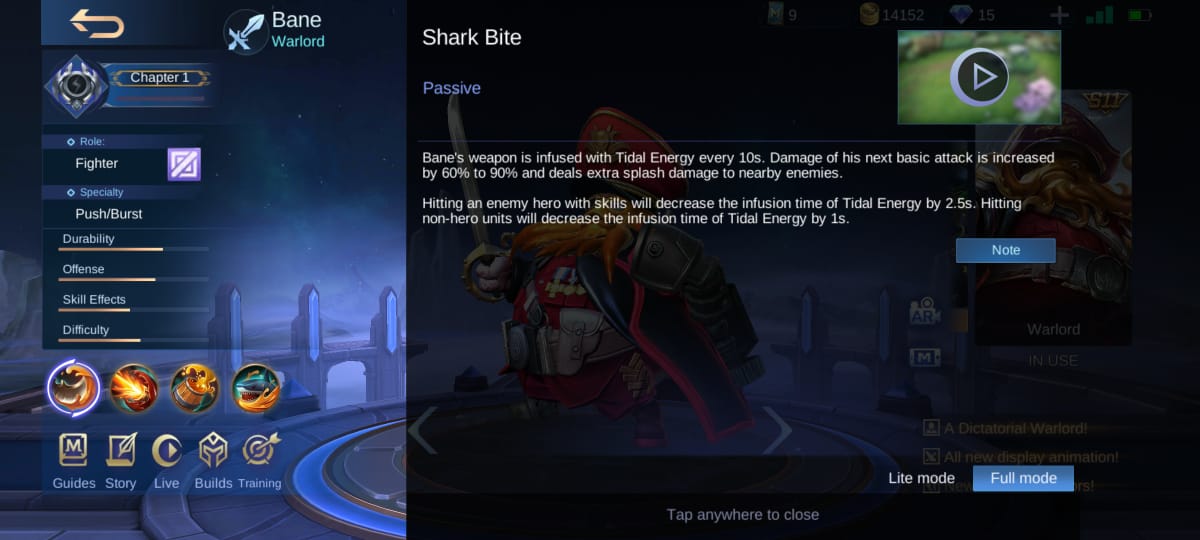 Penjelasan Skill Hero Bane Mobile Legends (ML) – Esportsku