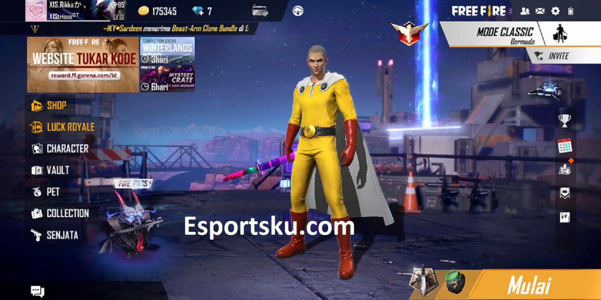 Bundle Saitama di Free Fire (FF) Terbaru! – Esportsku