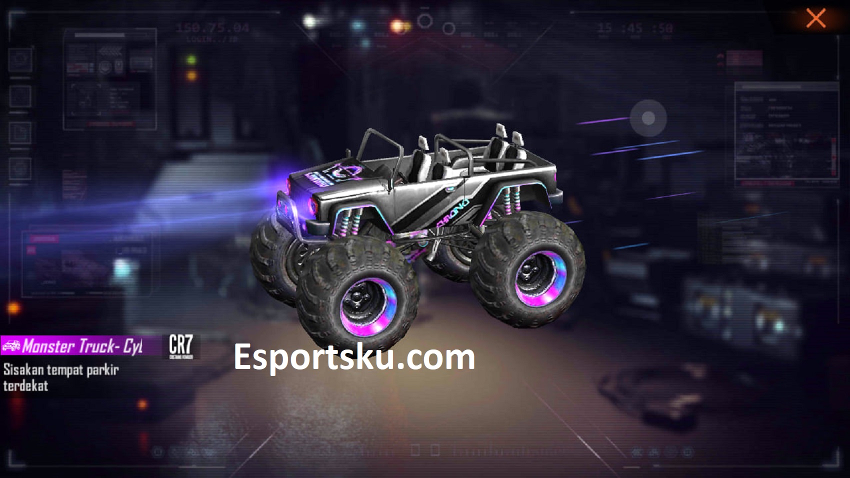 Monster Truck Free Fire (FF) : Kendaraan Bermain Squad – Esportsku