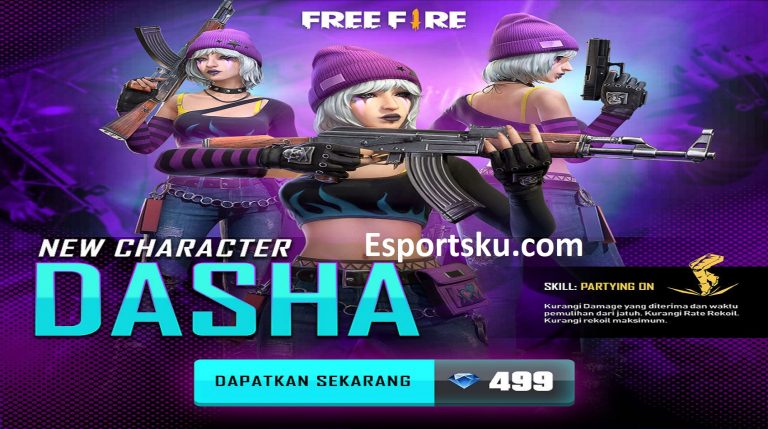 Kelebihan Dan Kekurangan Karakter Dasha Di Free Fire (FF) – Esportsku