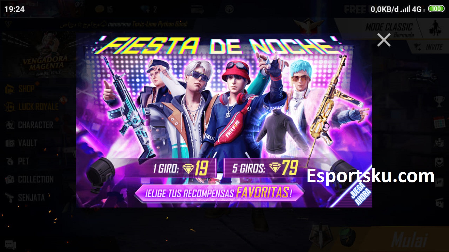 Bundle Clubber Free Fire (FF) Terbaru di Event! – Esportsku